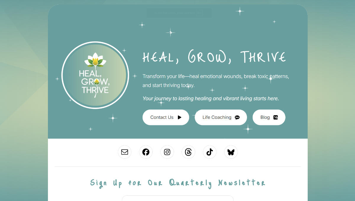 🌱Heal, Grow, Thrive, Live!🌱